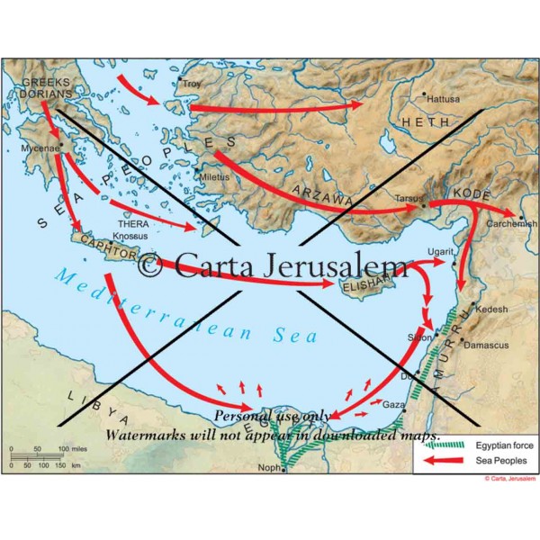 Sea Peoples Map